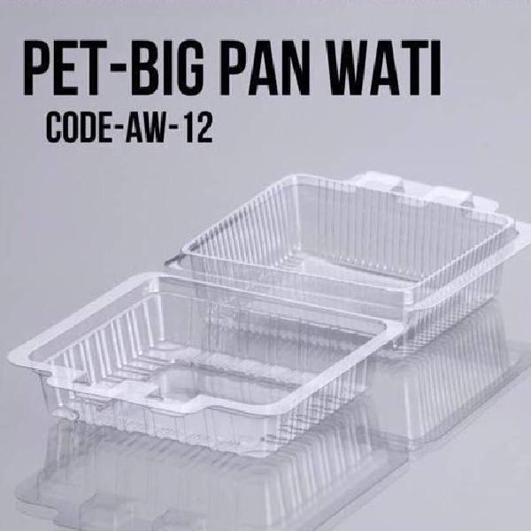 Disposable Pet Pan Wati (Container) - Large (Rectangle) Transparent ...