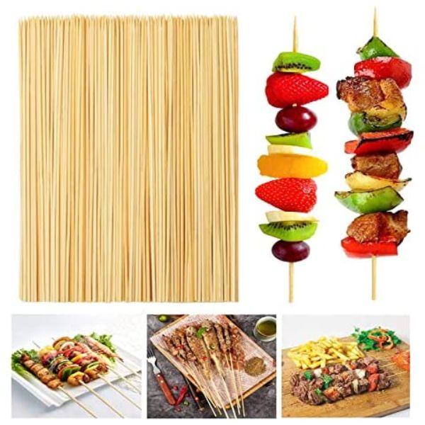 Disposable Cutlery Satay Sticks Skewers- 8″ (inch) Brown – Suppdock